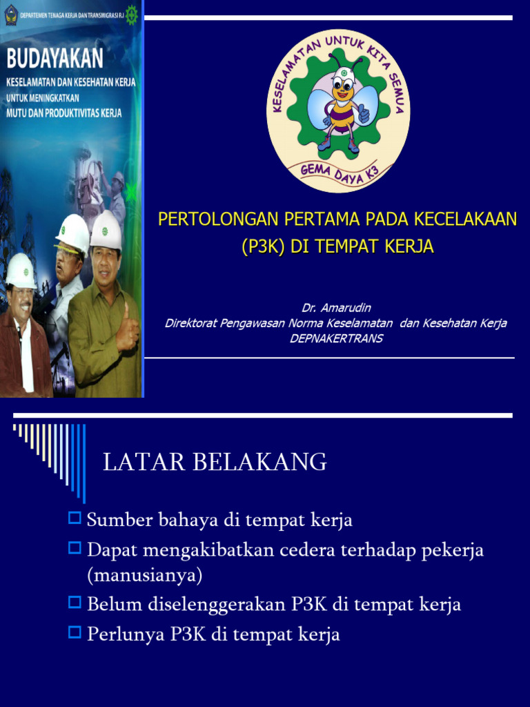 P3K DI TEMPAT KERJA Konstruksi | PDF