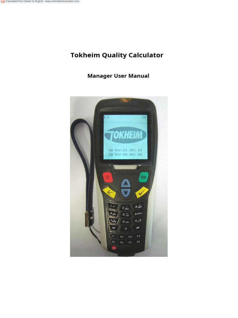 Man Utente Gest TQC - It.en | PDF | Computer Keyboard | Remote Control