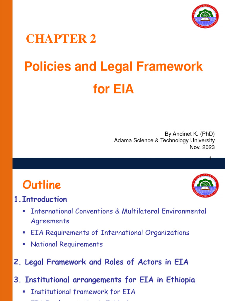 2 - EIA Legal Framworks | Download Free PDF | Environmental Impact ...