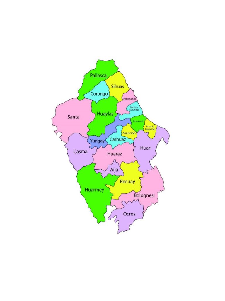 Mapa de Ancash | PDF