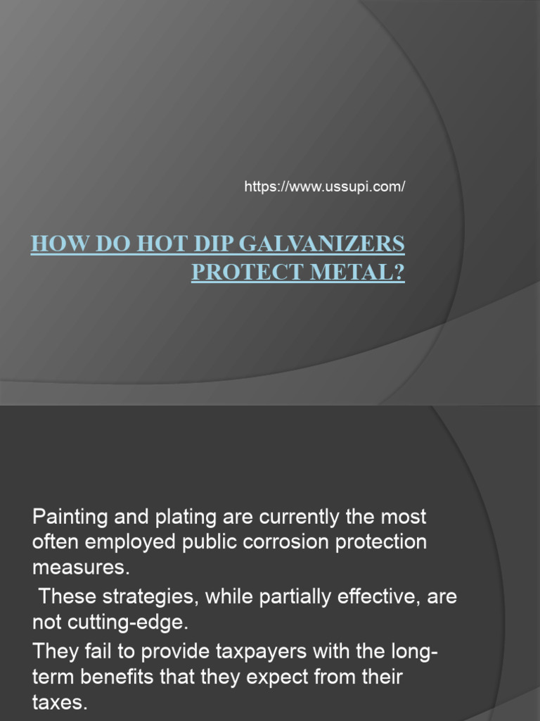 How Do Hot Dip Galvanizers Protect Metal | PDF | Corrosion | Rust