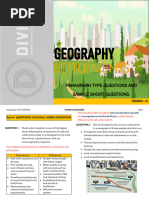 Settlement Geography - Dave | PDF | Urbanization | Poverty
