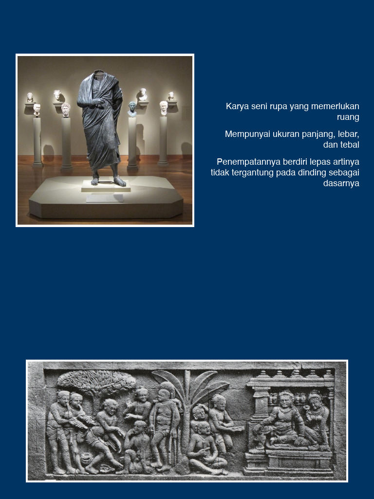 Jenis dan Teknik Seni Patung Tiga Dimensi | PDF | Seni