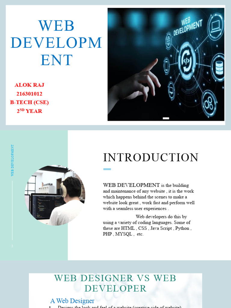 Overview of Web Development Basics | PDF | Web Development | World Wide Web