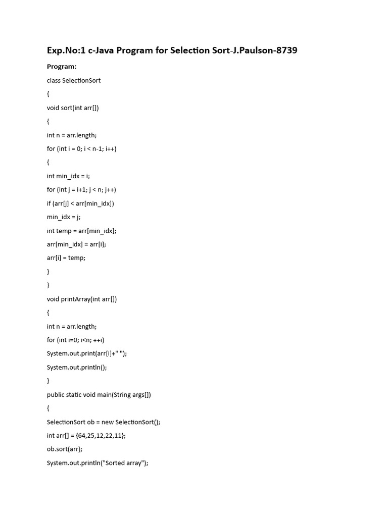 Exp 1 C | PDF