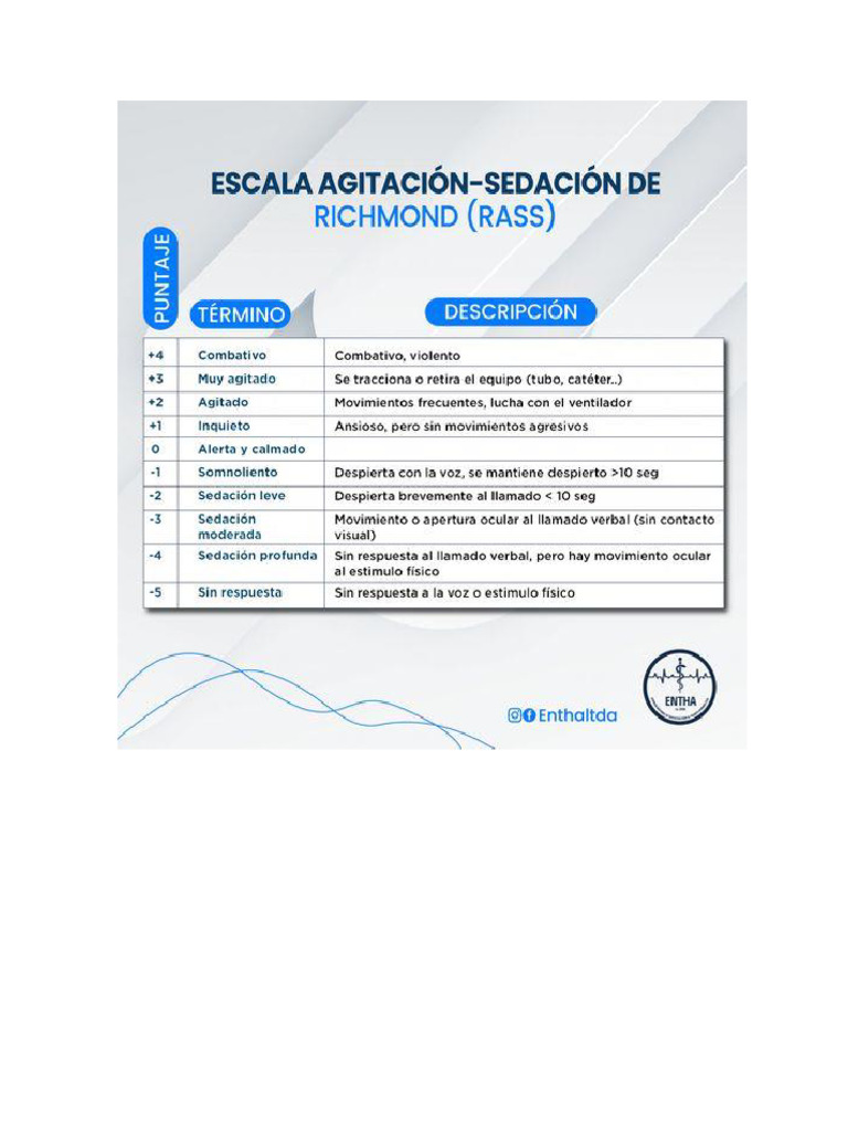 Escalas de RASS y FOUR - 230904 - 103924 | PDF