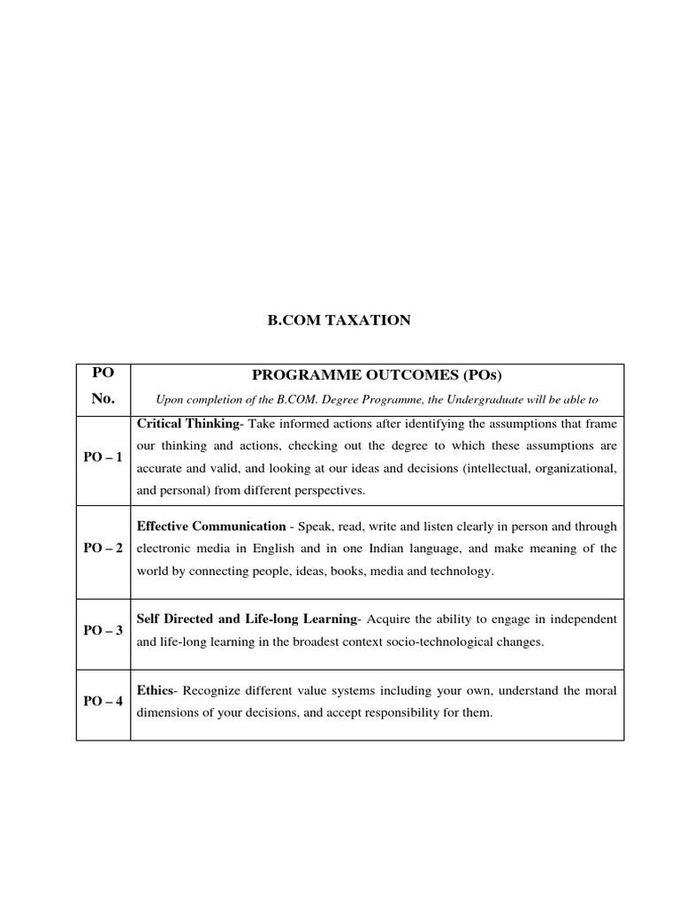 BCom Computer Applications 2 | PDF | Critical Thinking | Thought