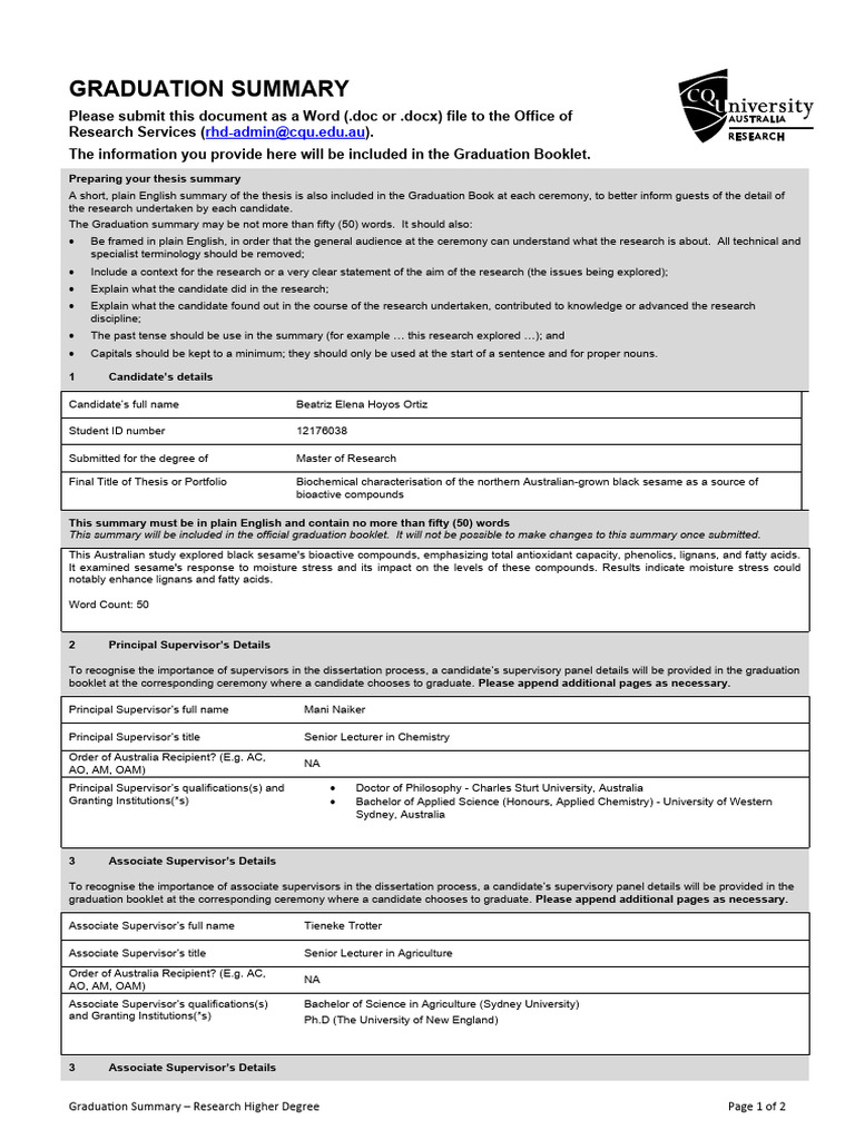Backup of Research Higher Degree Graduation Summary Form - TT - MN ...
