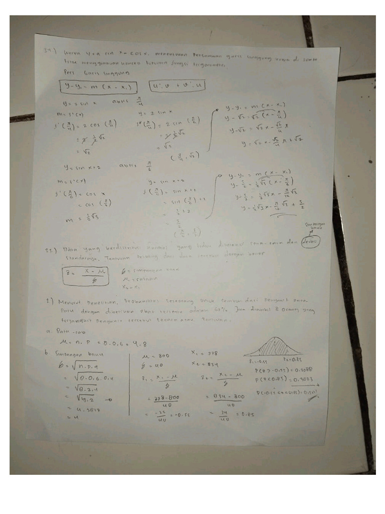 MTKP Latihan 2 | PDF