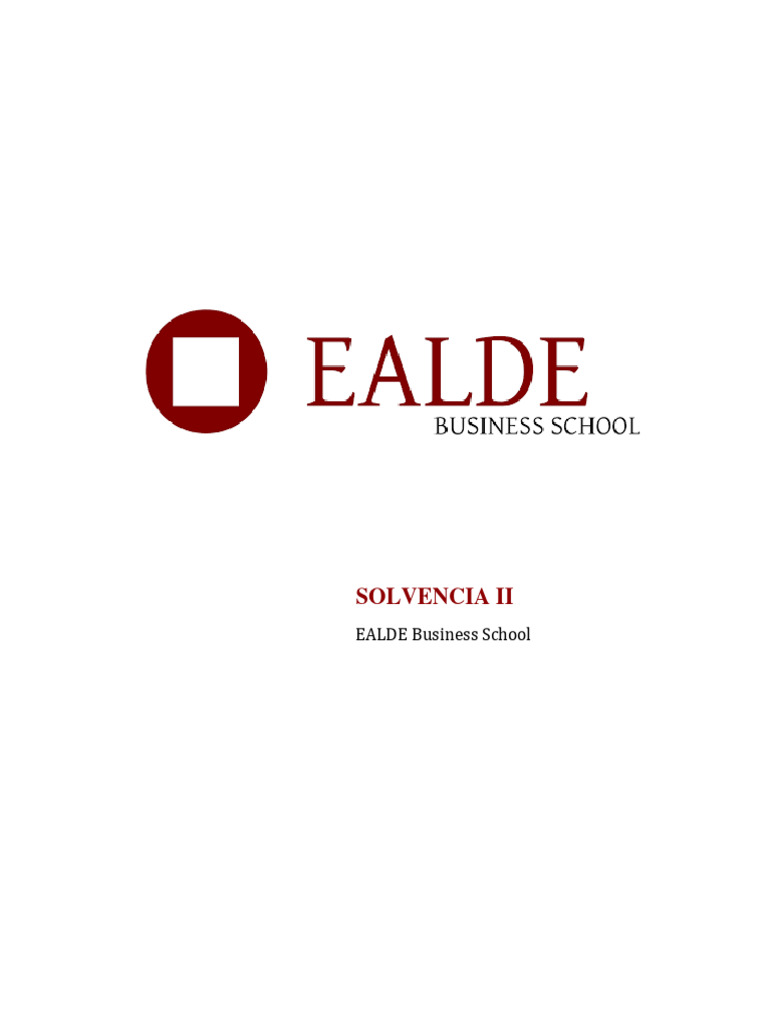 Introducción a Solvencia II en Seguros | PDF | Seguro | Servicios financieros