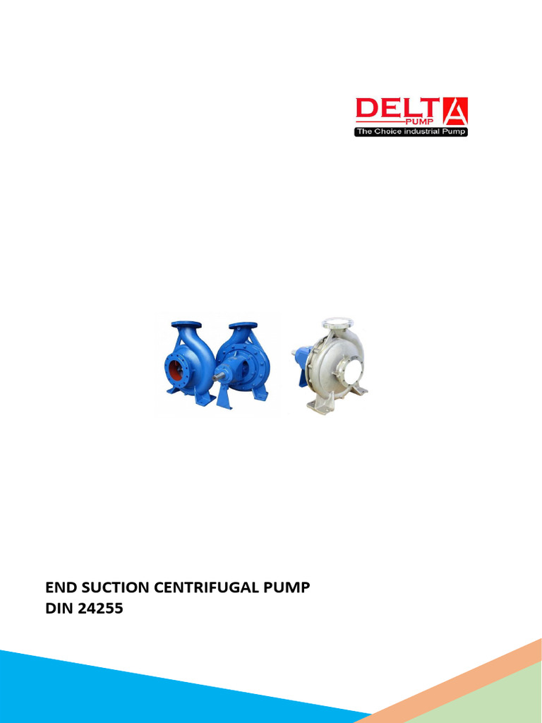 End Suction Centrifugal Pump Overview | PDF | Pump | Chemical Engineering