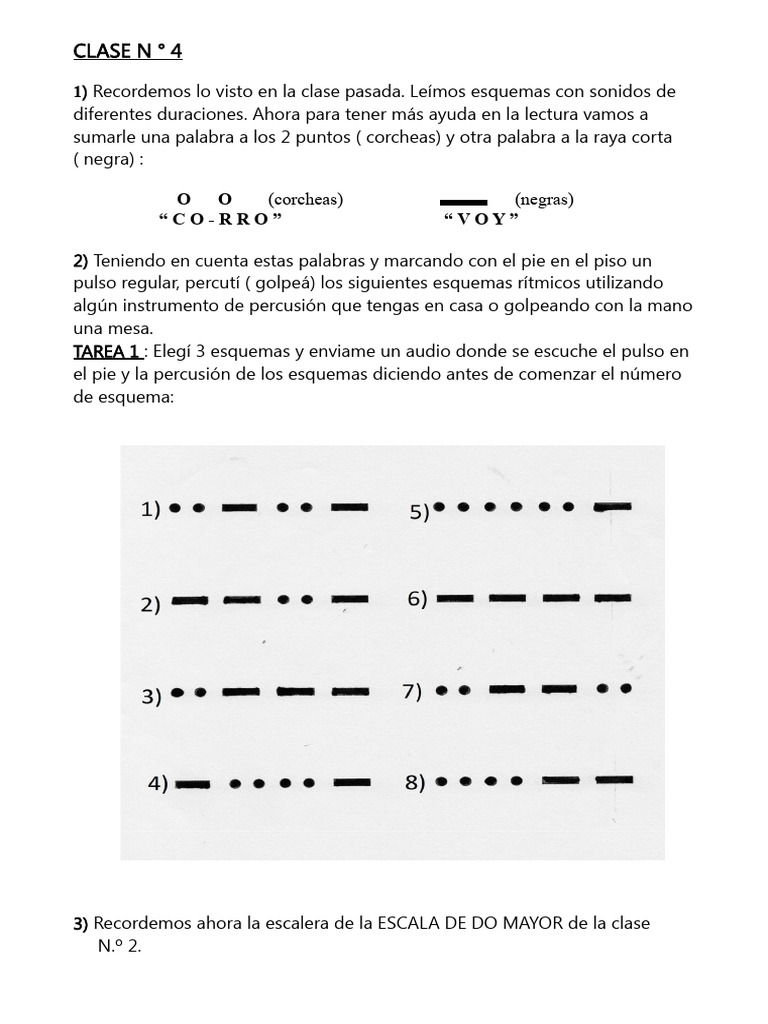 CLASE4 | PDF | Escala (música) | Teoría musical