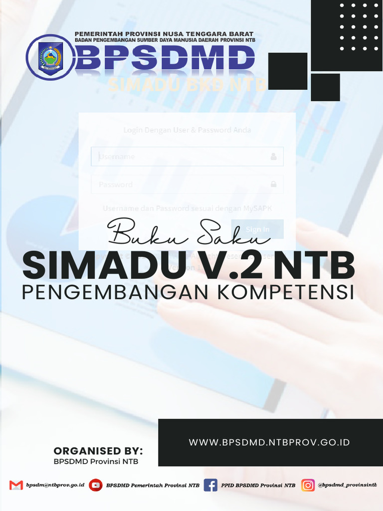 Panduan Akses SIMADU V.2 NTB | PDF | Bisnis | Pengelolaan Keuangan & Uang