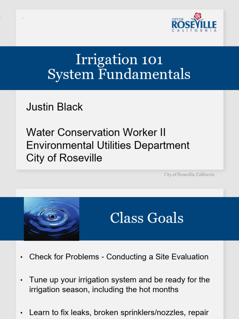 Irrigation System Maintenance Guide | PDF | Irrigation | Valve