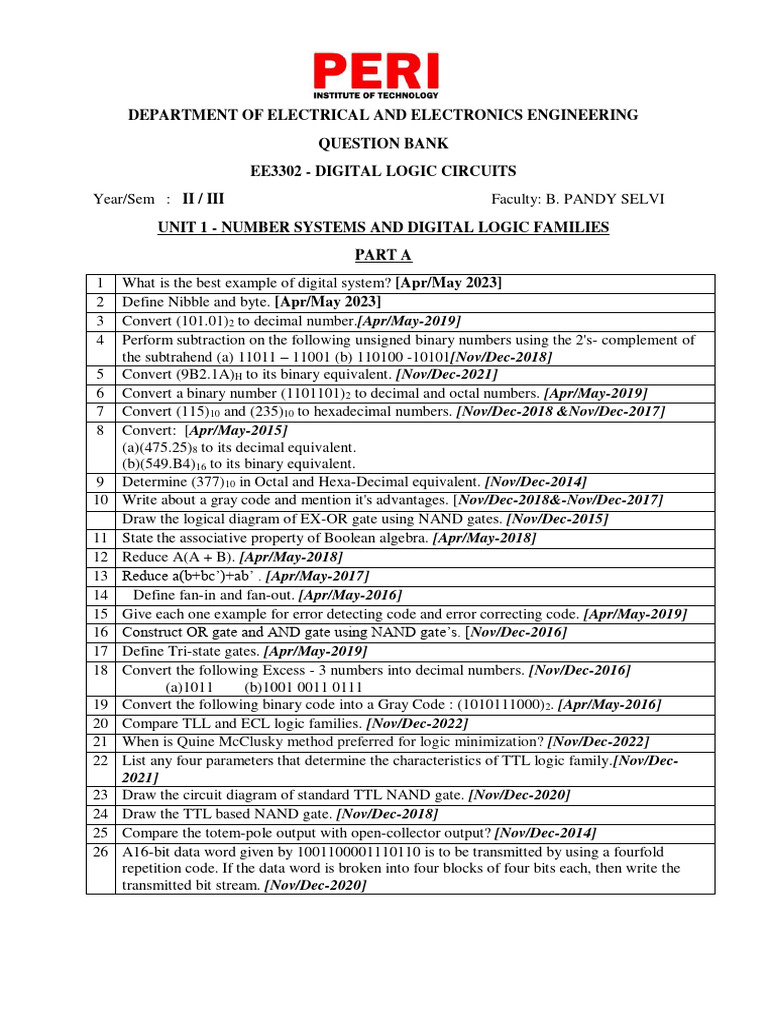 Final DLC Question Bank | PDF | Logic Gate | Vhdl