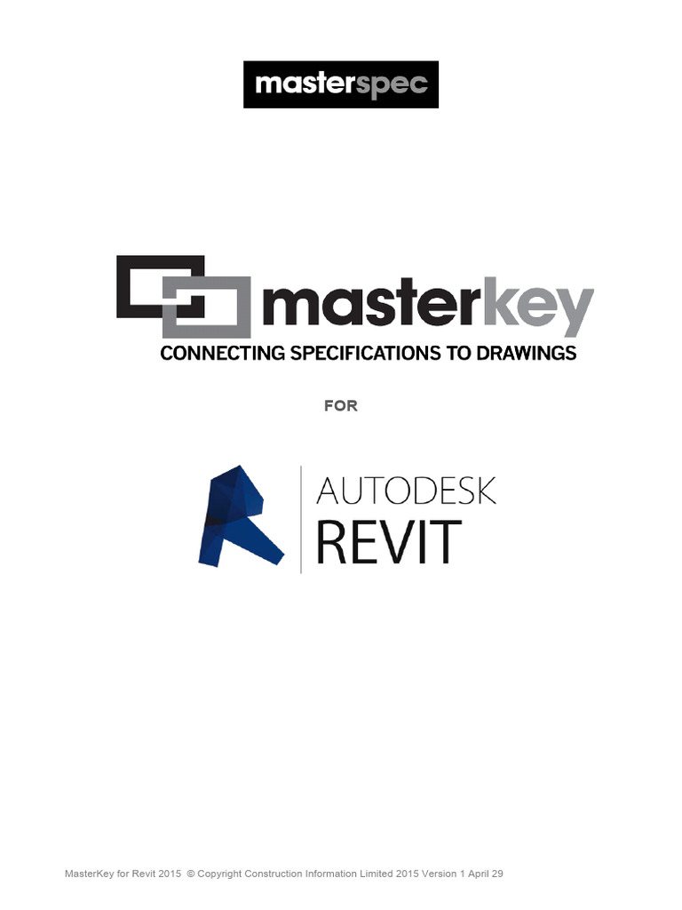 MASTERKEY FOR REVIT 2015 sml | PDF | Autodesk Revit | Installation ...