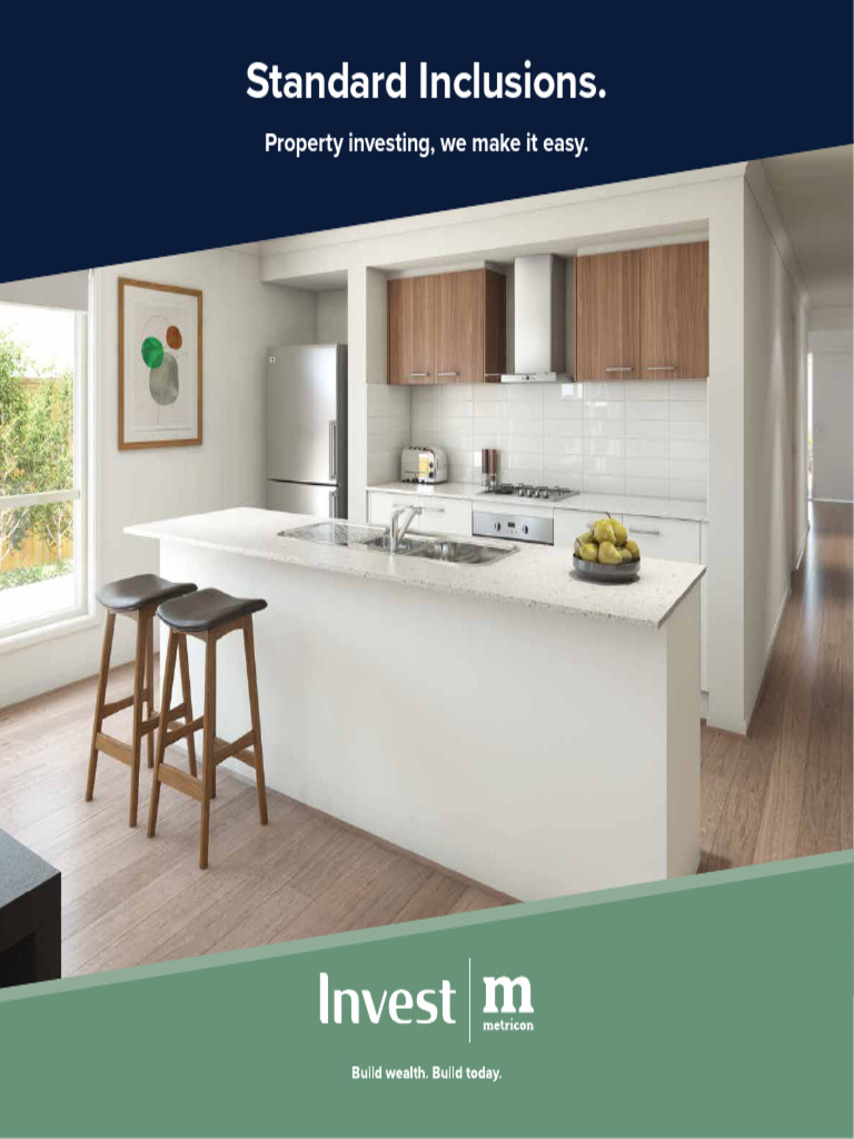 Metricon Home Inclusions Overview | PDF | Countertop | Stairs