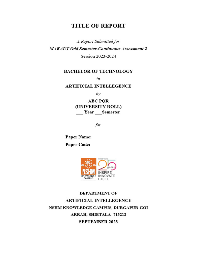 Report Format CA2-1 Rdbms | PDF | Science & Mathematics | Technology ...