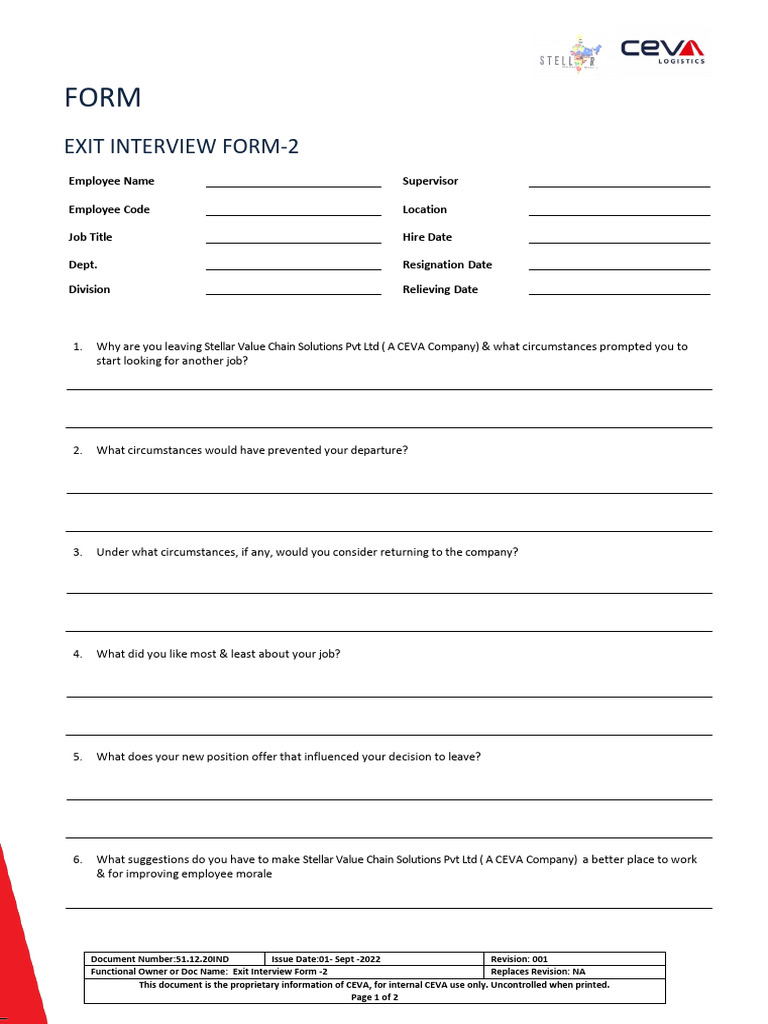 Exit Interview Insights | PDF | Business