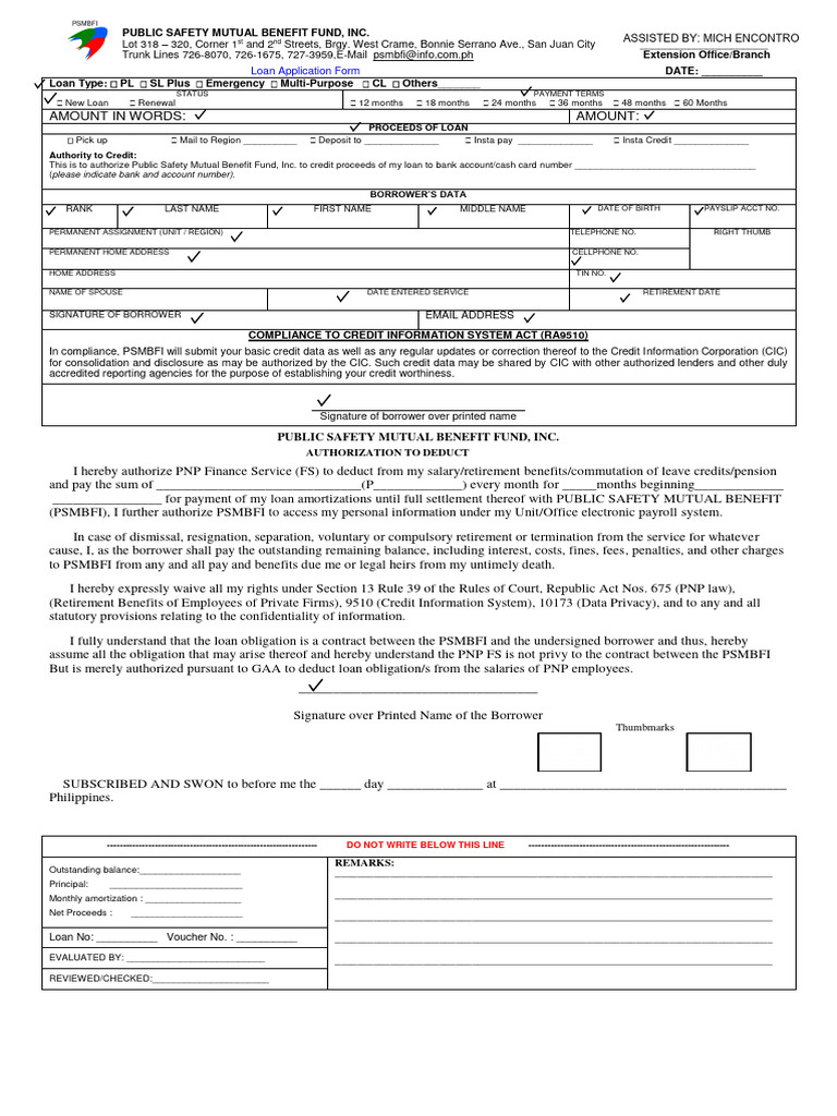 Loan Form and PN 2021 | PDF | Loans | Interest