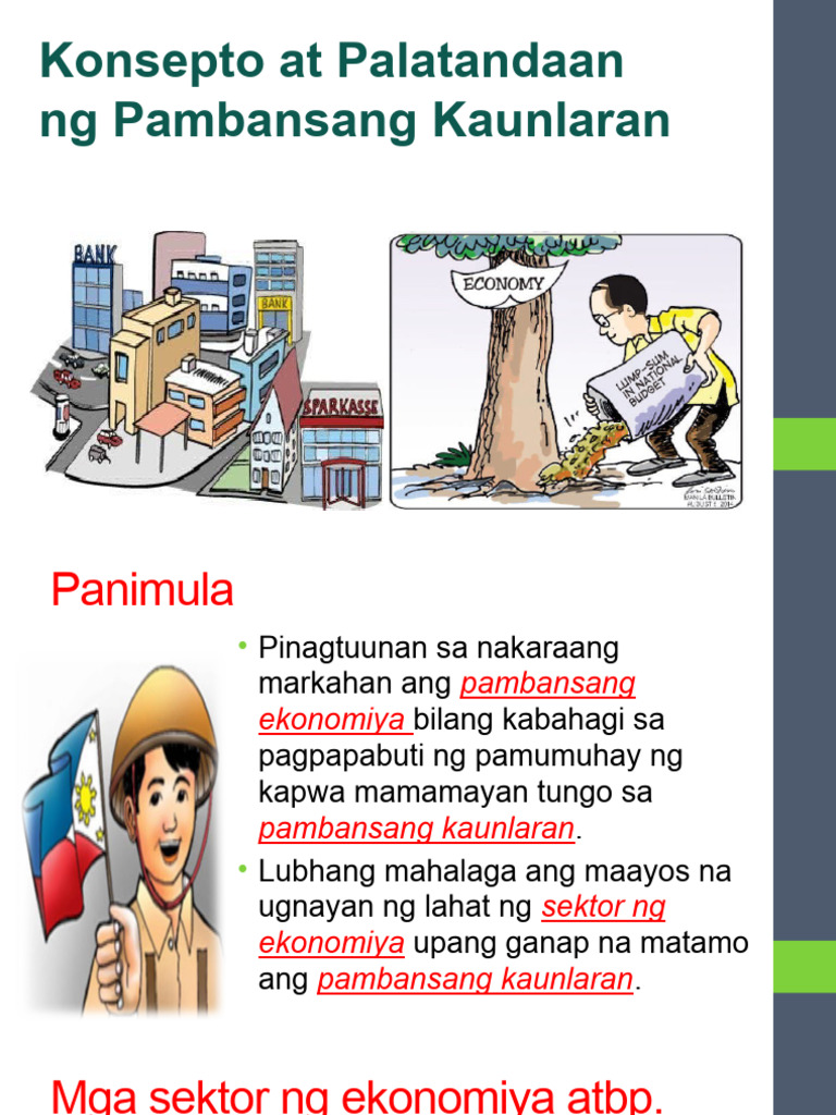 Aralin 20-Konsepto at Palatandaan NG Pambansang Kaunlaran | PDF