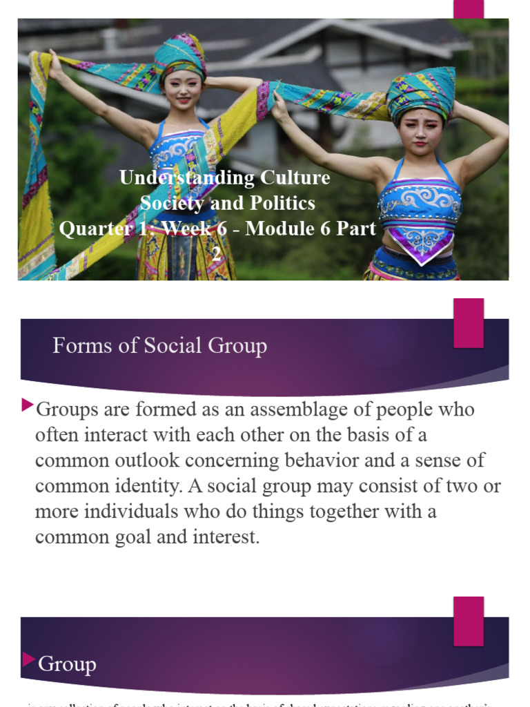 UCSP Module 6 Part 2 | Download Free PDF | Social Group | Behavioural Sciences