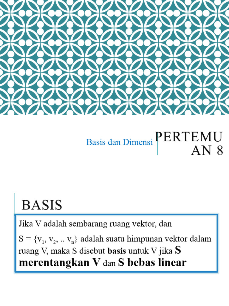 10 BasisDimensi | PDF