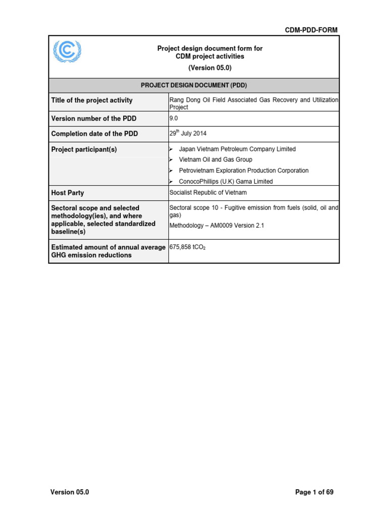 RDCDM 152 Registered PDD - PDD 2 - Clean - No Highlights | PDF | Natural Gas | Liquefied ...