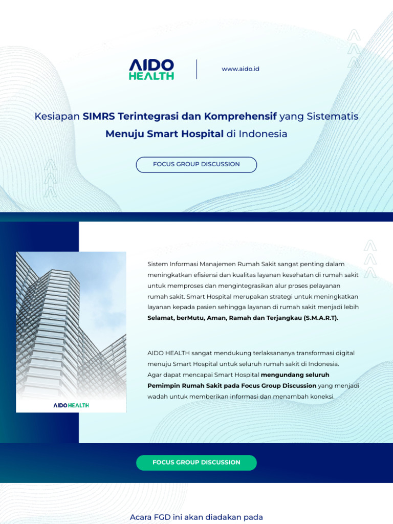 Medan Event - Kesiapan SIMRS Terintegrasi Dan Komprehensif Yang Sistematis Menuju - Proposal ...