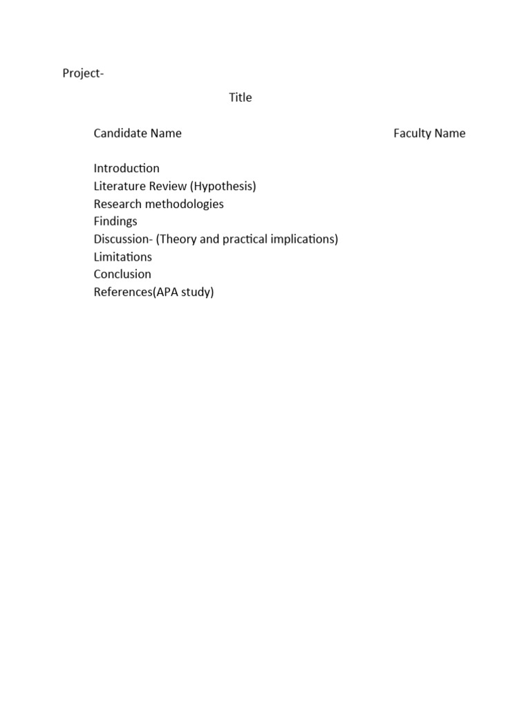 Project (2nd Year) | PDF