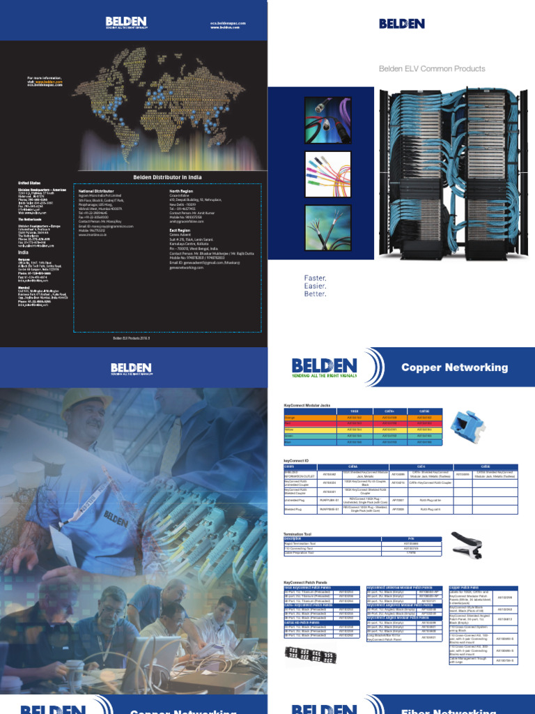 Belden 10gx Elec White Single Pack Rev Connect Jack | PDF ...