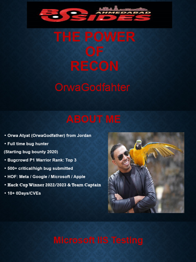 The Power of Recon | PDF | Internet Information Services | Login