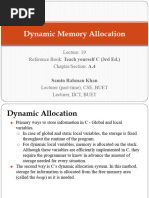 Dynamic Memory Allocation of 2D Array in C | PDF | Pointer (Computer ...