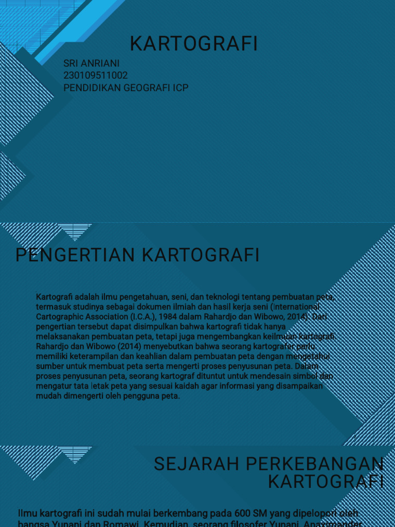 "Dasar-Dasar Kartografi" | PDF