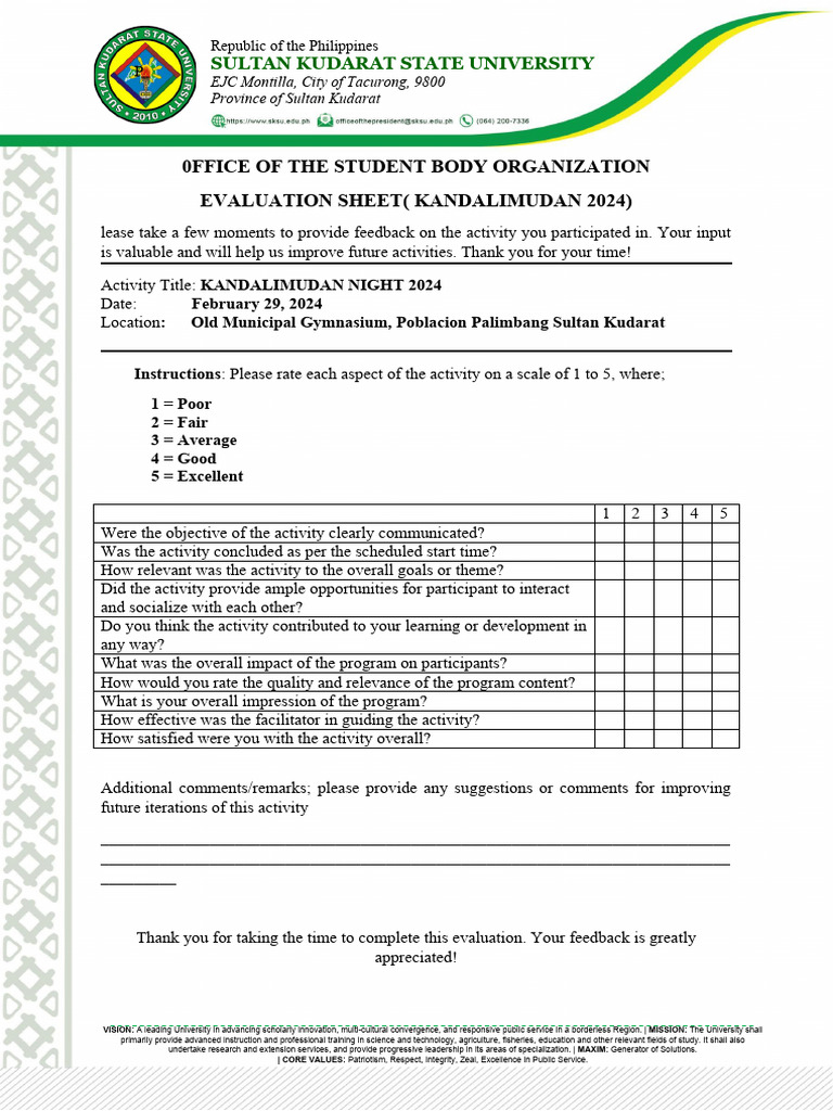 A4-SKSU-Official-Letterhead_105547 | PDF | Cognition | Human Communication