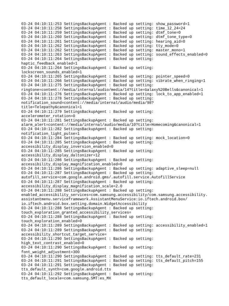 Settings Provider | PDF