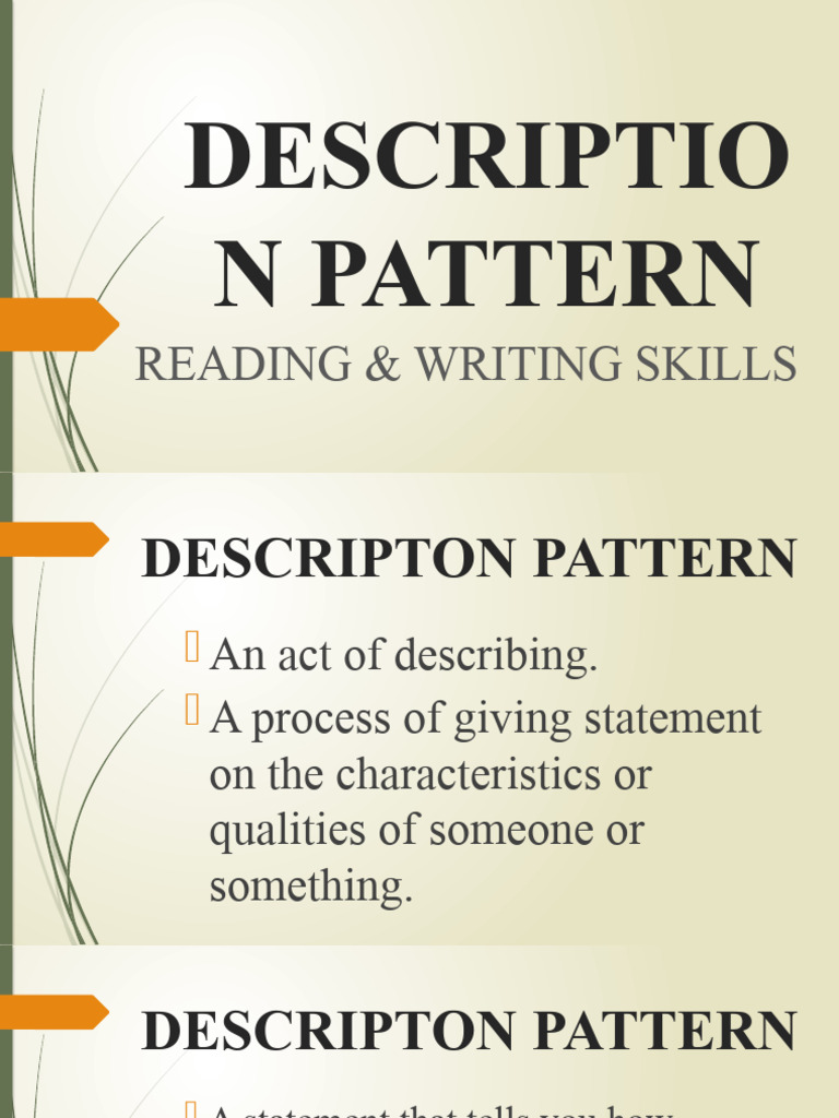 Descriptive Writing Guide | PDF | Perception | Essays