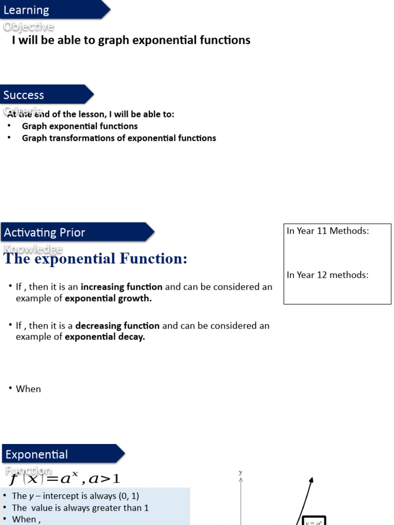 1 Ex 2A - The Exponential Function | PDF | Exponential Function ... 1 Ex 2A - The Exponential Function | PDF | Exponential Function ...
