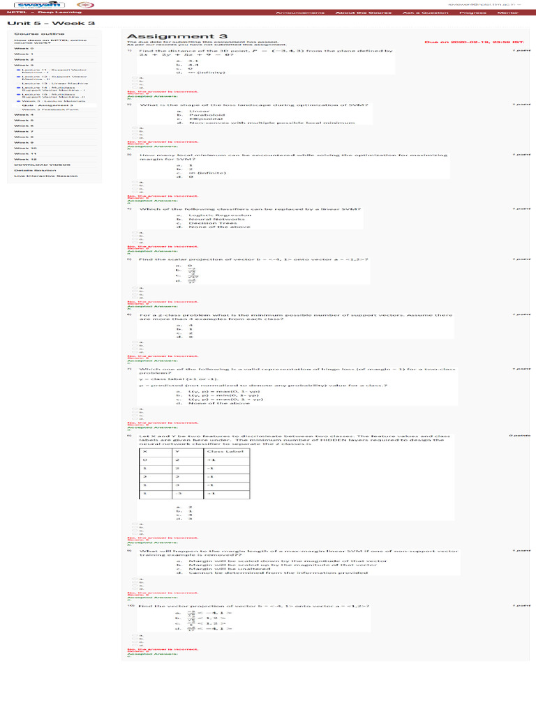 Noc20 Cs11 Assigment 4 | PDF