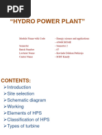 Hydel Power Plant | PDF | Hydroelectricity | Power Station