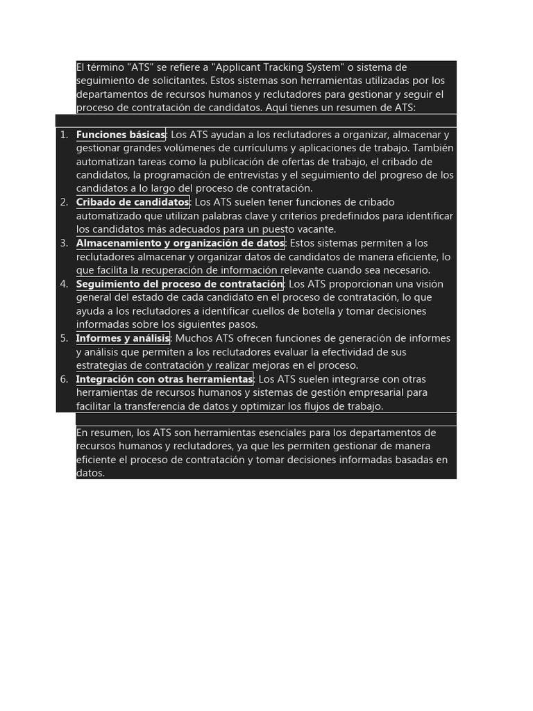 Manual Ats | PDF | Negocios
