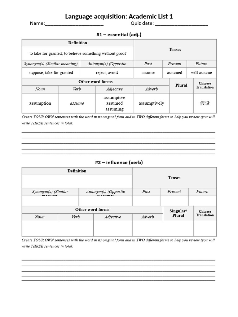 10-1 Language Acquisition - 1 | PDF | Verb | Grammatical Number