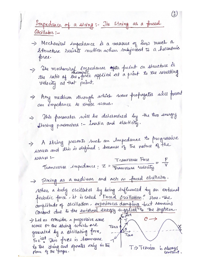 3-Introduction to Waves, Wave Equation, Reflection and Transmission ...