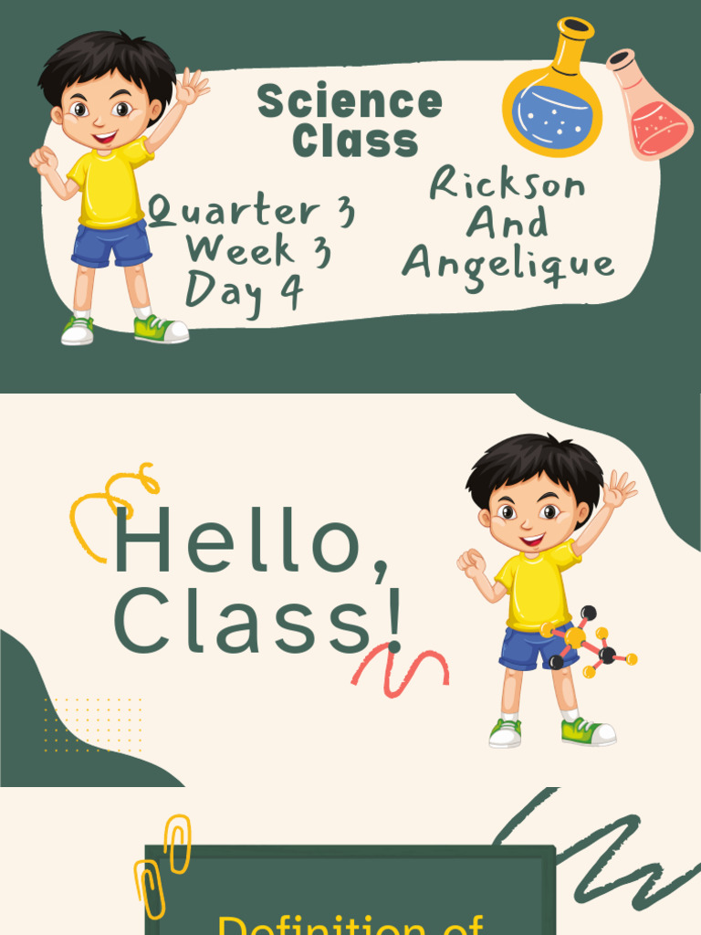 Playful Colorful Kids Science Class Presentation | PDF