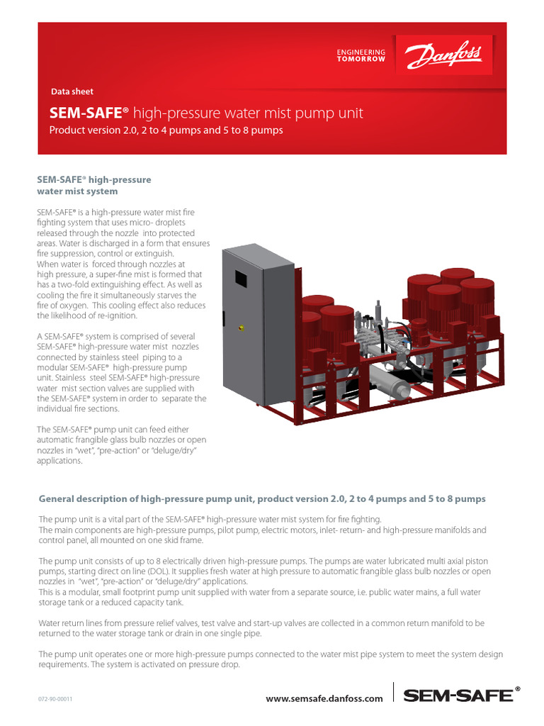 072 90 00011 Sem Safe Pump Unit Product Version 2 0 1 | PDF | Pump ...