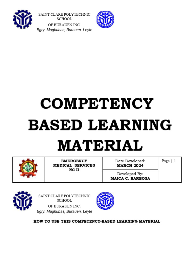 Cblm Pdf Emergency Ambulance