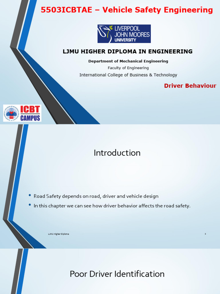 Driver Behaviour | PDF | Driving | Behavior