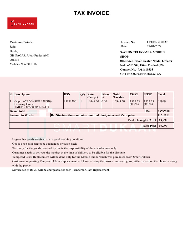 Invoices | PDF | Invoice | Taxation