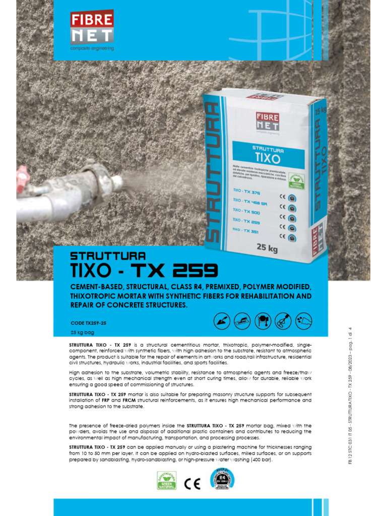 FB 12 STC 031 en 05 - Struttura Tixo - TX 259 - Eng | PDF | Concrete ...
