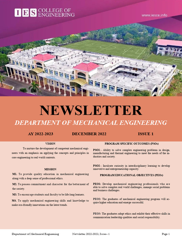 Newsletter DEC 2022 | PDF | Engineering